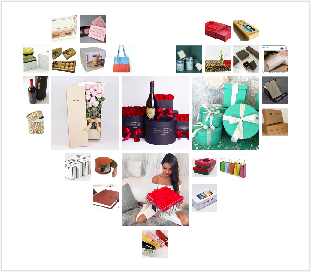 Custom Opening Flower Gifts Box With Logo,Double Opening Gift Box ...