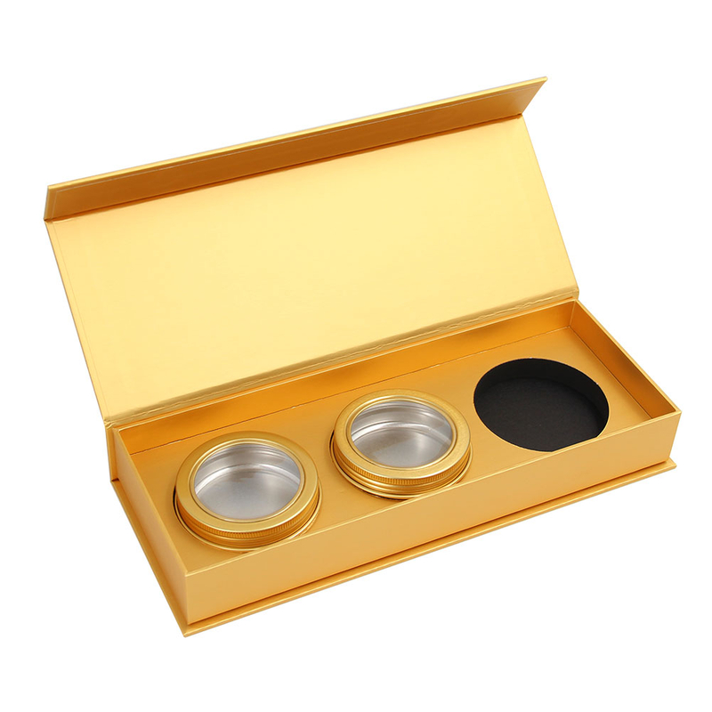 Luxury Special Paper Magnetic Closure Folding Tea Caddy Tea Canister ...