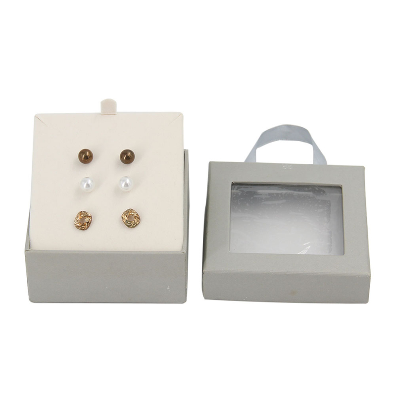 Custom Small White Paper Cardboard Button Set Packaging Box with ...