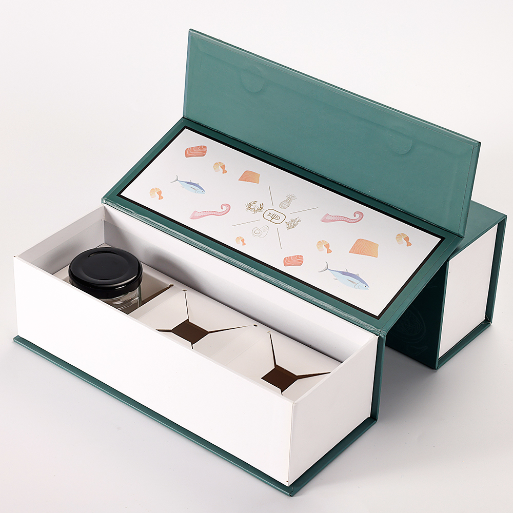 Luxury Paper Cardboard Honey Jar Bottle Packaging Black Elegant ...